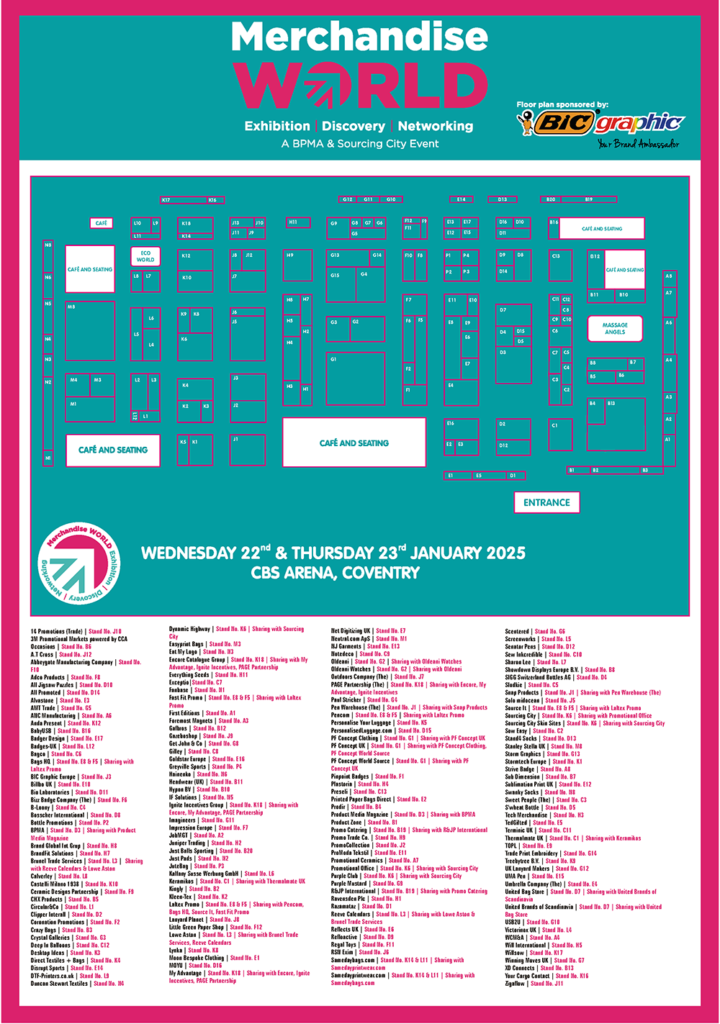 Exhibitor Floor Plan – Merchandise World